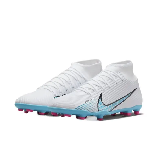 Nike Mercurial Superfly Club Mg 'blast Pack' Athletic Cleats - White/pink/blue