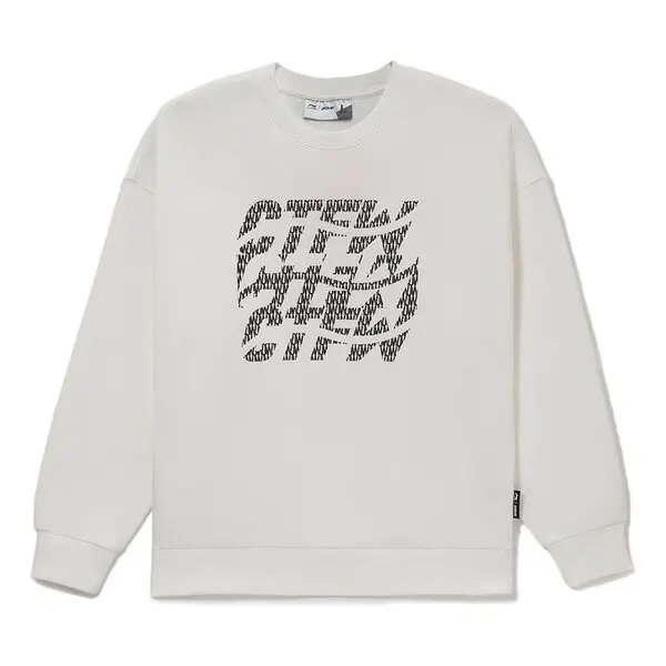 LI-NING X Jason Wu Counterflow Graphic Sweatshirt - Beige/black