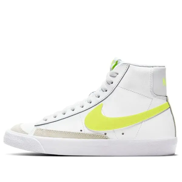 Nike Blazer Mid '77 High Top Sneakers - White/yellow