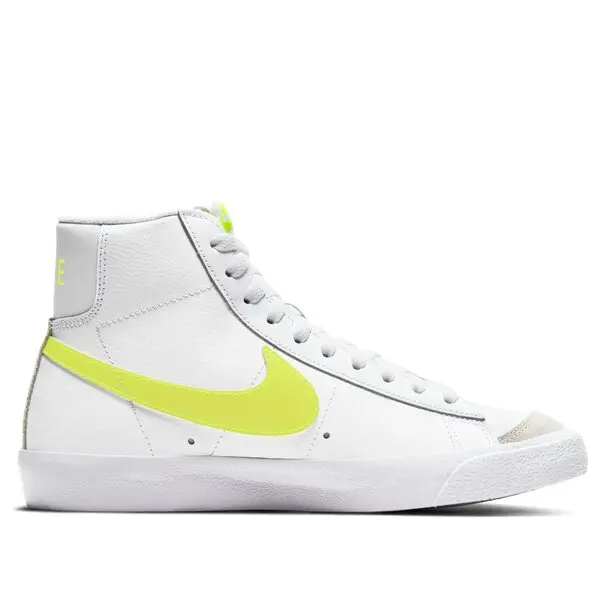 Nike Blazer Mid '77 High Top Sneakers - White/yellow