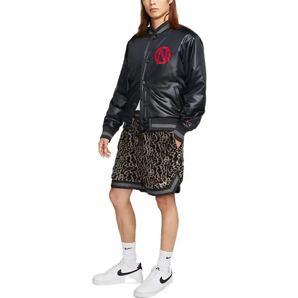 Nike Alphabet Pattern Bomber Jacket