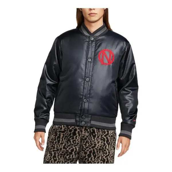Nike Alphabet Pattern Bomber Jacket