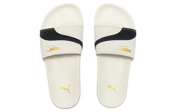 PUMA Leadcat 2.0 Suede Slides - White