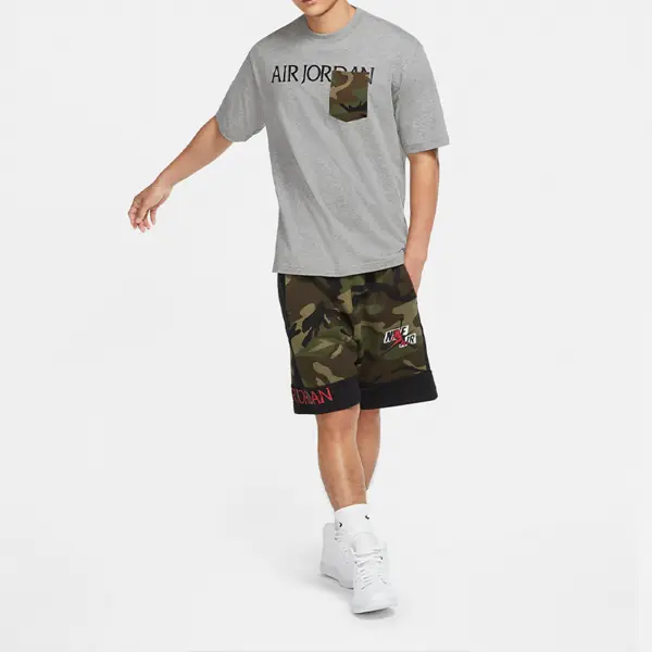 JORDAN Camo Mashup Pocket T-shirt