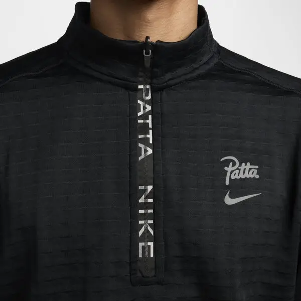 Nike X Patta Long Sleeve Zip Jacket - Black