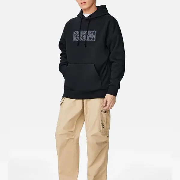 LI-NING Graphic Hoodie - Black