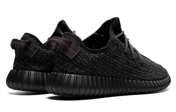 Adidas Yeezy Boost 350 Low Top Sneakers - Black/black