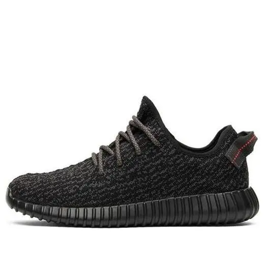 Adidas Yeezy Boost 350 Low Top Sneakers - Black/black