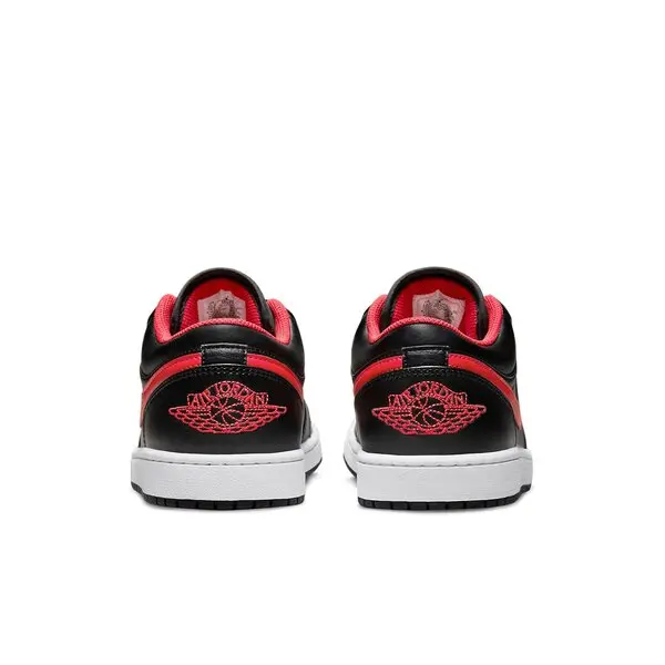 JORDAN 1 Low "white Toe - Black/fire Red/white