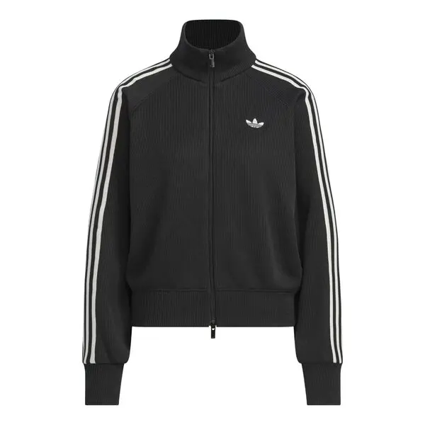 Adidas Knit Balloon Track Top - Black