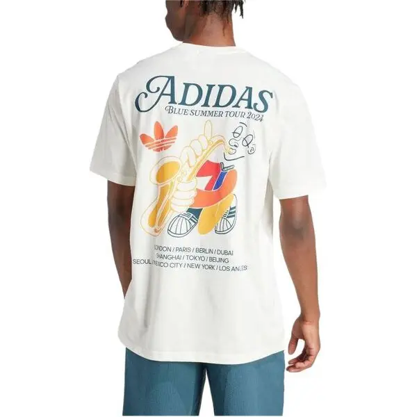 Adidas Graphic Fire Trefoil T-shirt Asia Sizing