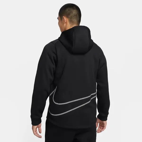 Nike Pro Therma-fit Full-zip Hooded Jacket - Black