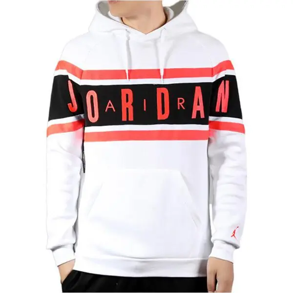 JORDAN Air Logo Printing Fleece Pullover Hoodie