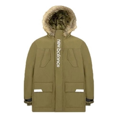 NEW BALANCE Parka Jacket - Olive Green