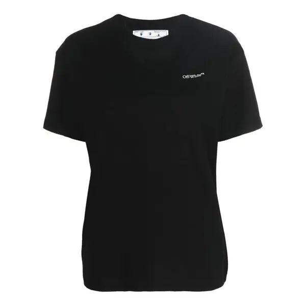 Off-White Floral Arrow Logo T-shirt - Black
