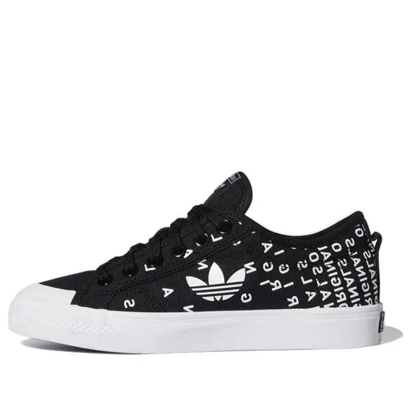 Adidas Nizza Trefoil "core " Low Top Sneakers - Black