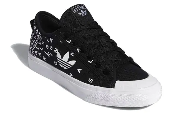 Adidas Nizza Trefoil "core " Low Top Sneakers - Black