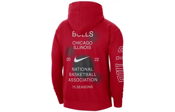 Nike Nba Chicago Bulls Fleece Pullover Hoodie