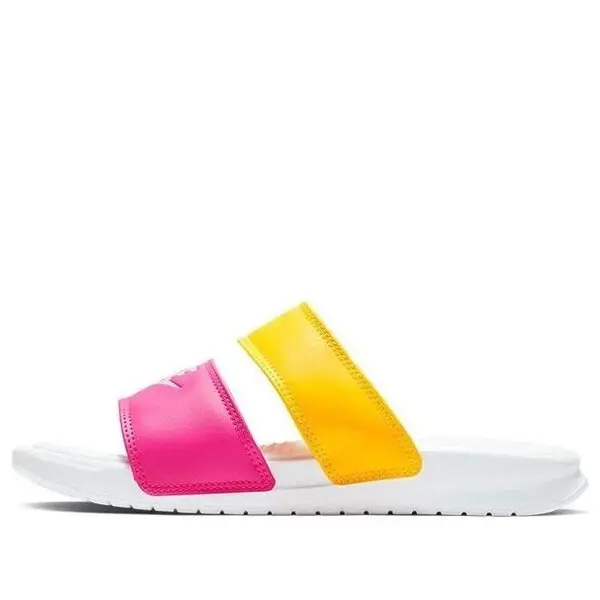 Nike Benassi Duo Ultra Slide - Yellow/pink