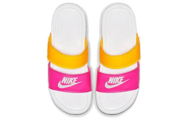 Nike Benassi Duo Ultra Slide - Yellow/pink