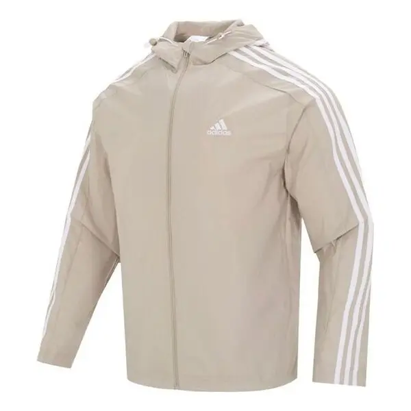 Adidas 3-stripes Zip-up Windbreaker Jacket