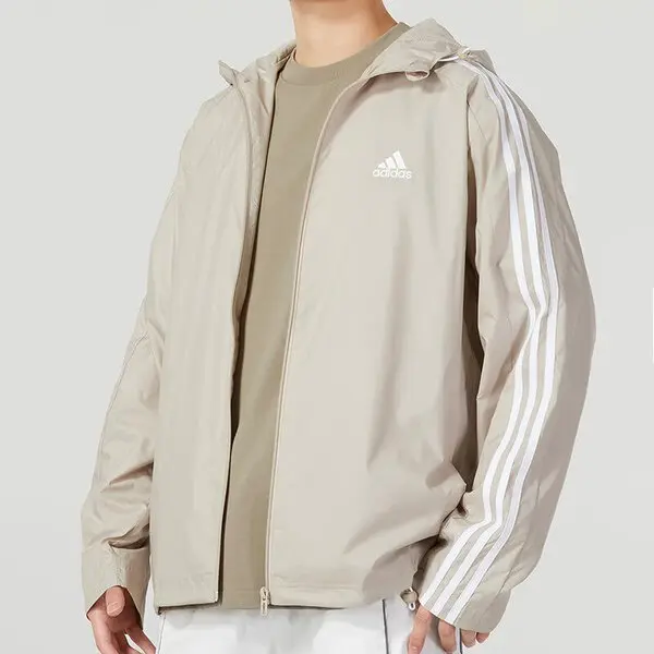 Adidas 3-stripes Zip-up Windbreaker Jacket