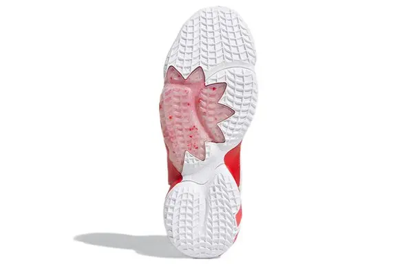 Adidas D.o.n. Issue #2 High Top Sneakers - White/red