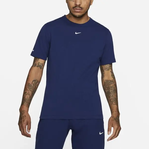 Nike X Nocta Drake Cardinal Stock Logo T-shirt Asia Sizing - Blue
