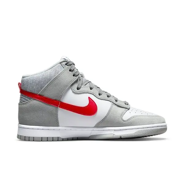 Nike Dunk High Se Athletic Club - Grey/red