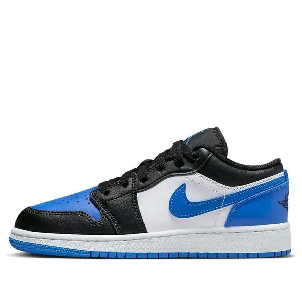 JORDAN Air 1 Low "alternate Royal Toe" Sneakers - White/royal Blue/black