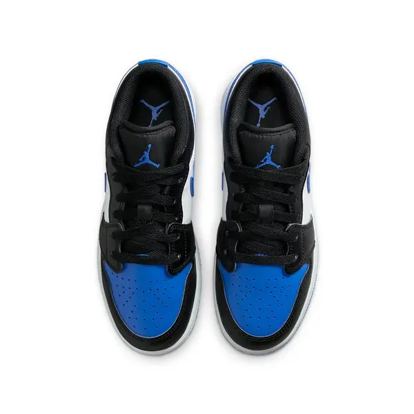 JORDAN Air 1 Low "alternate Royal Toe" Sneakers - White/royal Blue/black