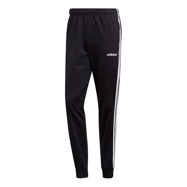 Adidas Essentials 3-stripes Tapered Tricot Pants - Black