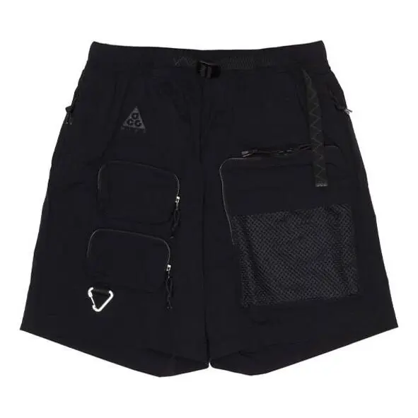 Nike Multiple Pockets Cargo Casual Sports Shorts - Black