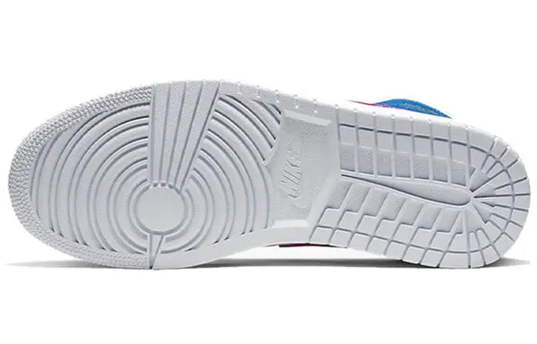 JORDAN 1 Mid Sneakers - Hyper Royal/hyper Violet-white