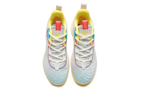 ANTA Light Cavalry Sneakers - White/blue/yellow