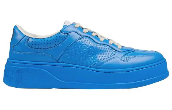 Gucci Embossed Low Top Sneakers