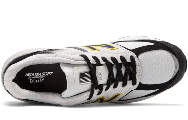 NEW BALANCE 990v5 Made In Usa Sneakers - Silver