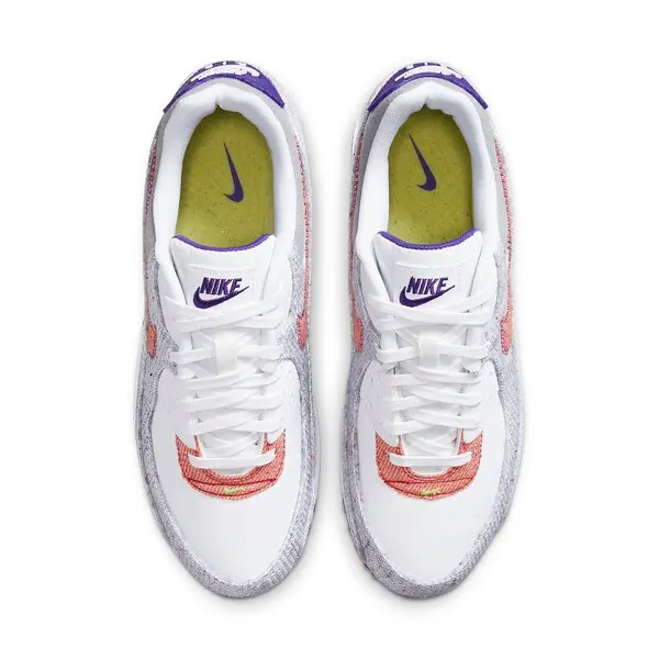 Nike Max 90 Recycled Jerseys Pack Sneakers - Graywhitepurple