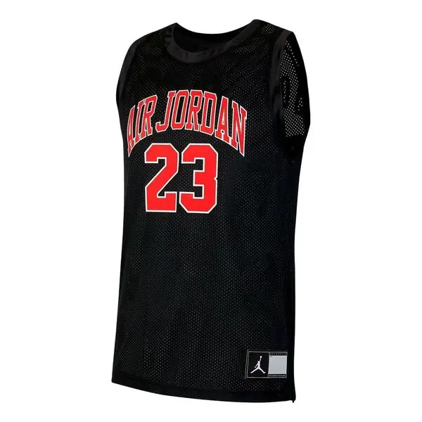 JORDAN Dna Distorted Basketball Jersey - Black/red