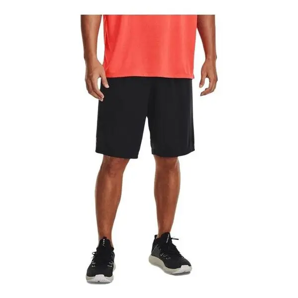 Under Armour Tech Wordmark Graphic Shorts - Black/mod Grey