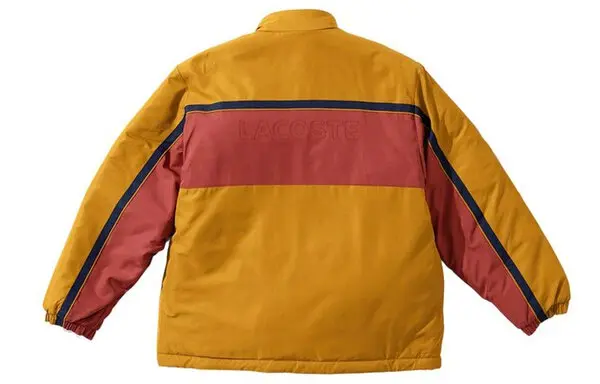 Supreme X Lacoste Puffy Half Zip Pullover - Yellow