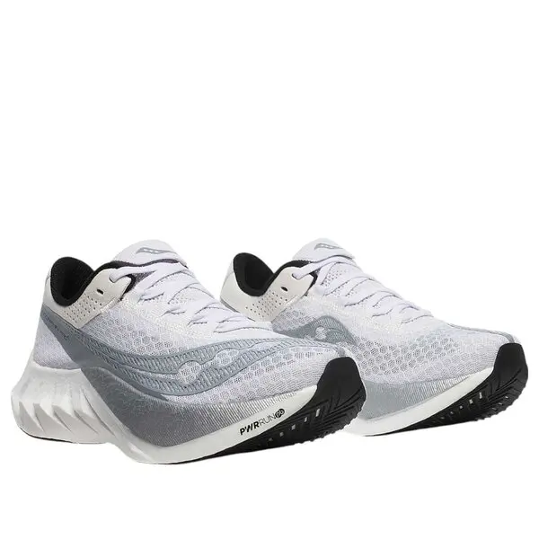 Saucony Endorphin Pro 4 Athletic Sneakers - White/silver