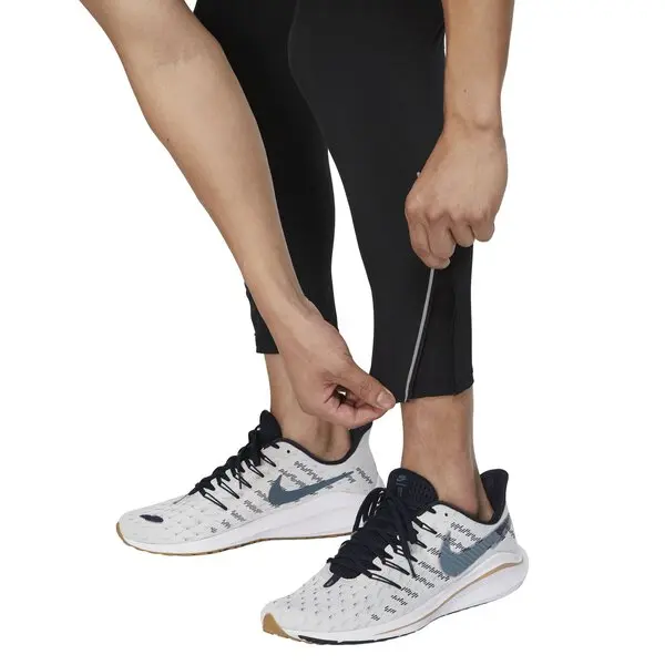 Nike Casual Micro Mark Printing Straight Solid Color Reflective Sports Pants/trousers/joggers Autumn Black - Default Color