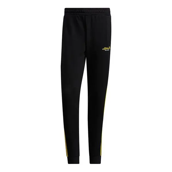 Adidas Neo M Fav Knt Tp 1 Casual Sports Bundle Feet Long Pants - Black