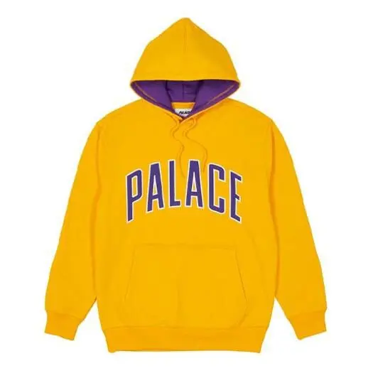 PALACE Alphabet Printing Pocket Hoodie - Yellow