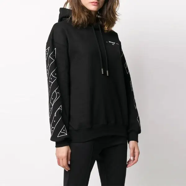 Off-White Pattern Printing Hoodie