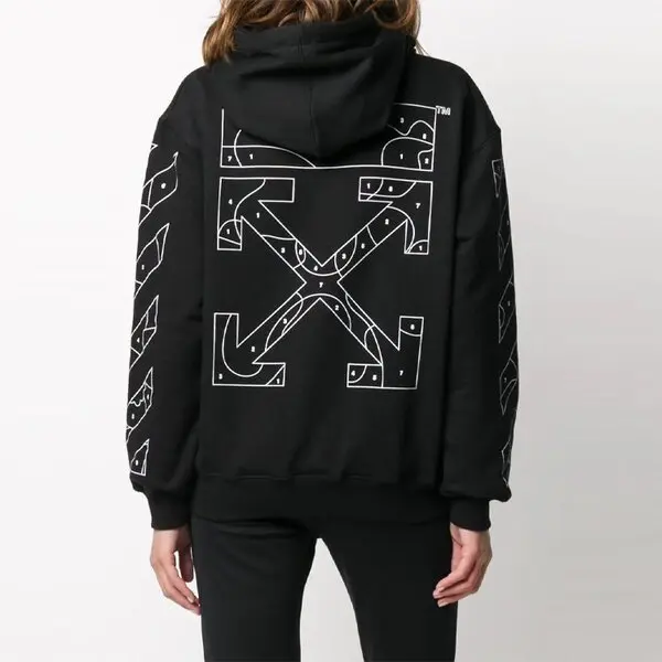 Off-White Pattern Printing Hoodie