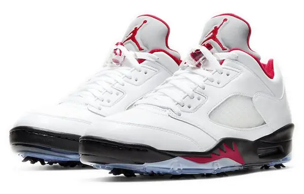 JORDAN Low Golf 'fire Red' Sneakers - White