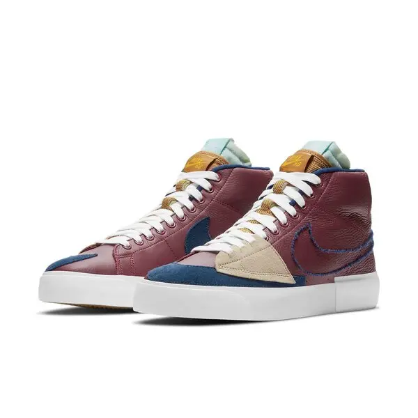 Nike Zoom Blazer Mid Edge Sb Sneakers - Dark Red