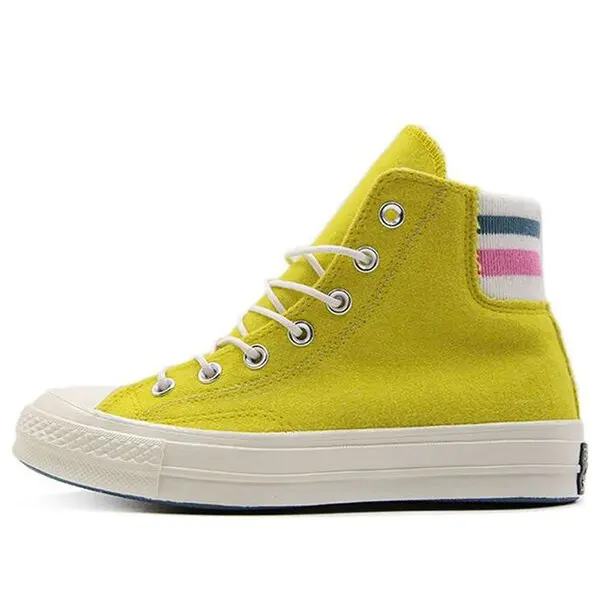 CONVERSE Chuck 70 Retro Stripe High Top Sneakers - Yellow